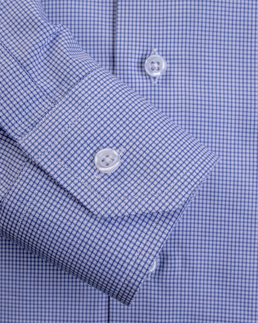 Small Light Blue Check Shirt – A.Moosajee Sons